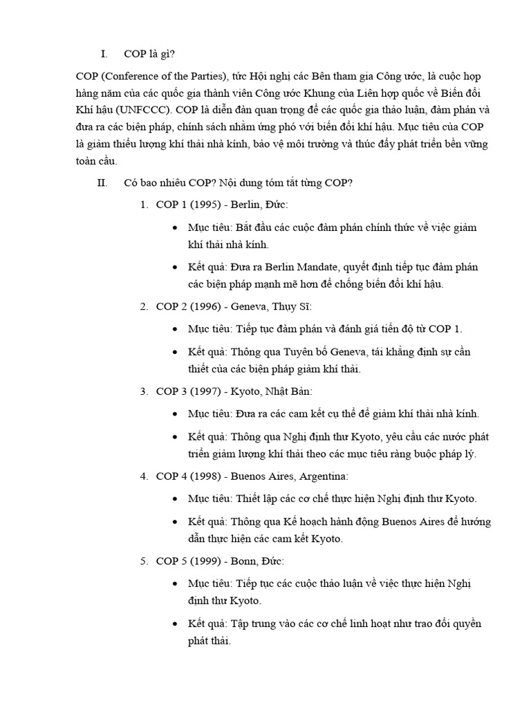COP Là Gì | PDF