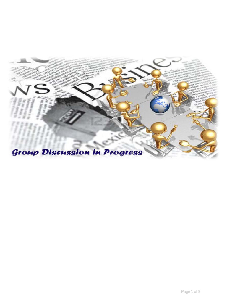 Effective Group Discussion Strategies | PDF | Nonverbal Communication ...