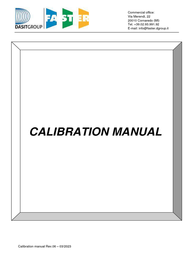 PCB Calibration Manual Rev.06 03-2023 | PDF | Airspeed | Calibration