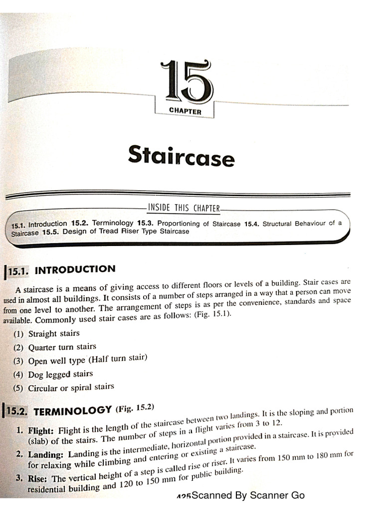Design of Staircase | PDF