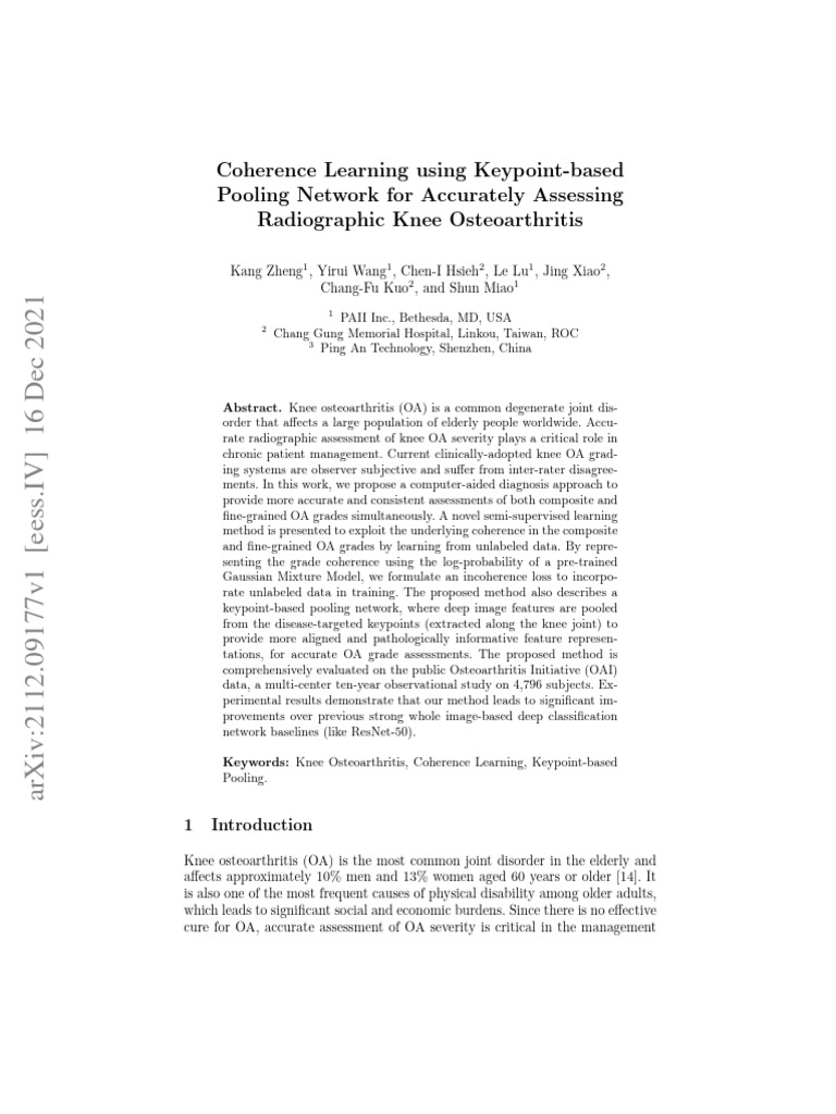 Coherence Learning Using Keypoint-Based Pooling Ne | PDF | Machine Learning | Applied Mathematics