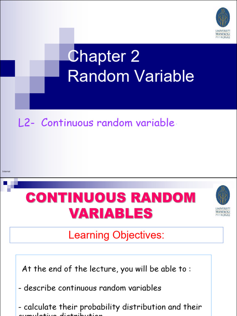Chapter 2_ Random Variable_L2_Jan 2024 | Download Free PDF | Probability Distribution | Random ...