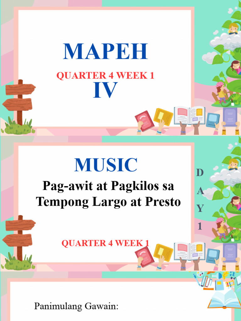 MAPEH-4-Q4-W1-PPT-3 | PDF