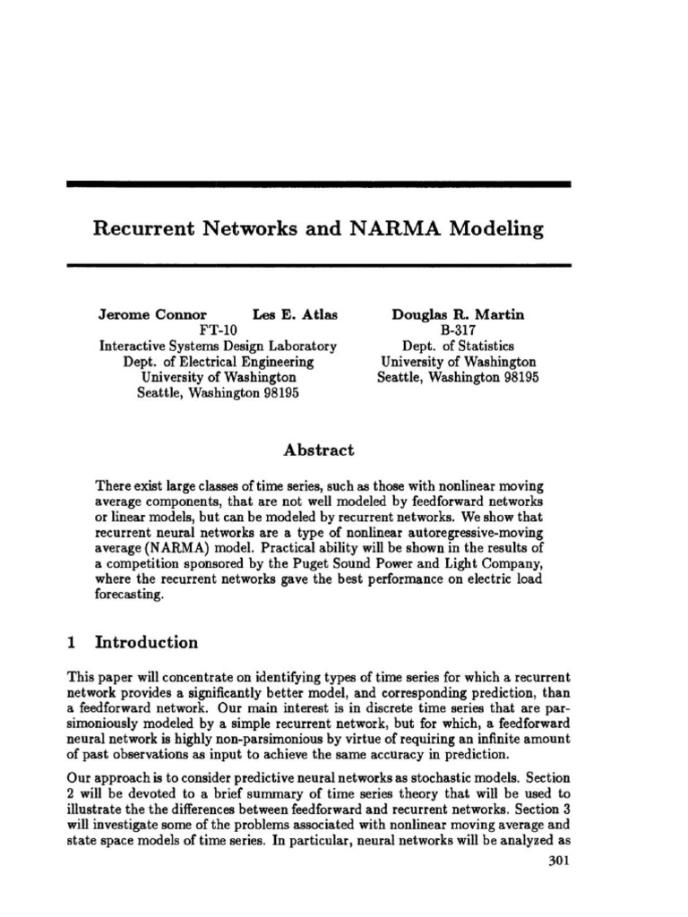 NIPS-1991-recurrent-networks-and-narma-modeling-Paper | PDF | Time ... NIPS-1991-recurrent-networks-and-narma-modeling-Paper | PDF | Time ...