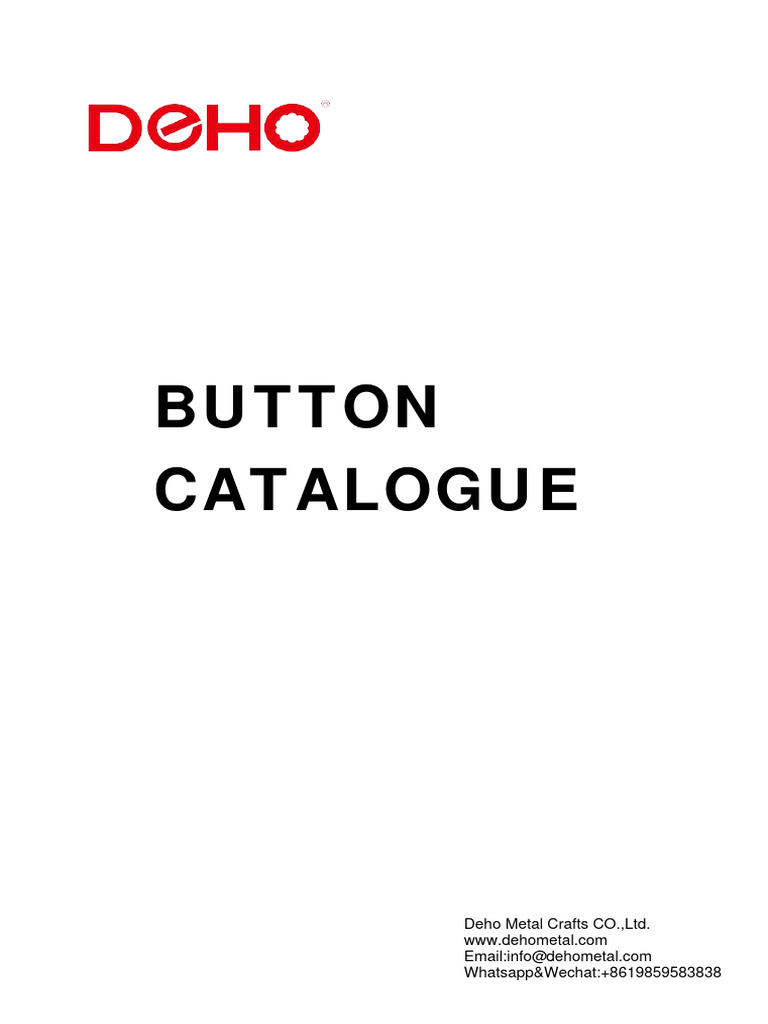 Button Catalogue Deho Metal - Compressed | PDF