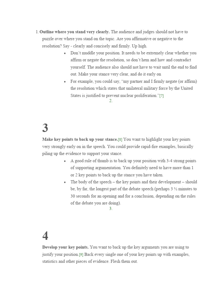 Outline Where You Stand Very Clearly | PDF | Public Speaking | Persuasion