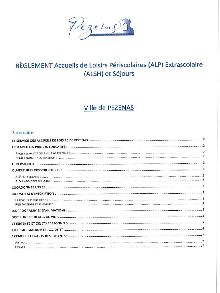 Reglement | PDF