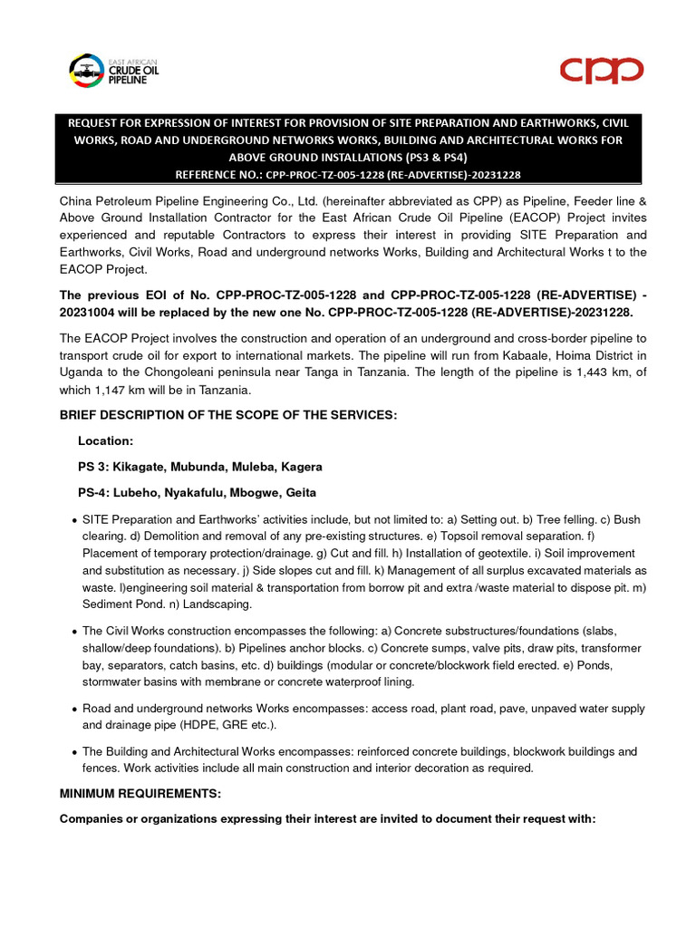 Cpp-Proc-Tz-005-1228 (Re-Advertise) - 20231228 | PDF | Road