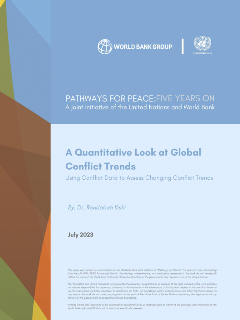 A Quantitative Look at Global Conflict Trends | PDF | Violence ...