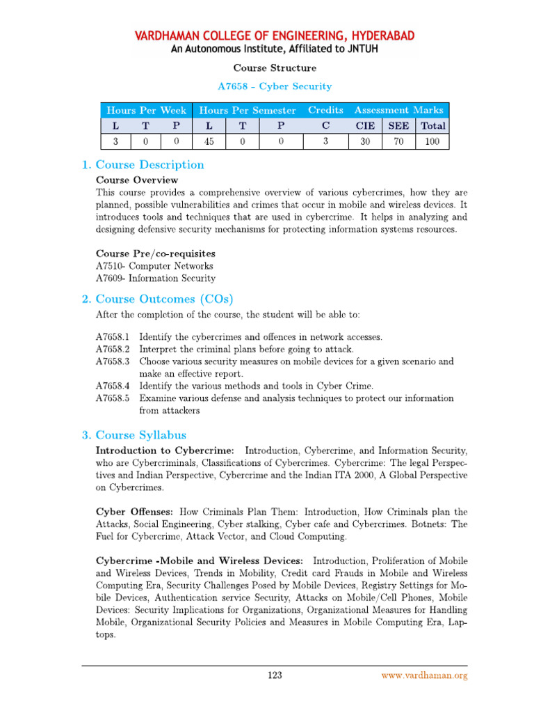 Csy - Syllab Us All | PDF