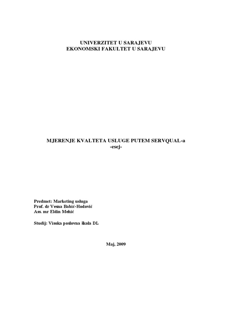 Primjer Slucaj MU | PDF