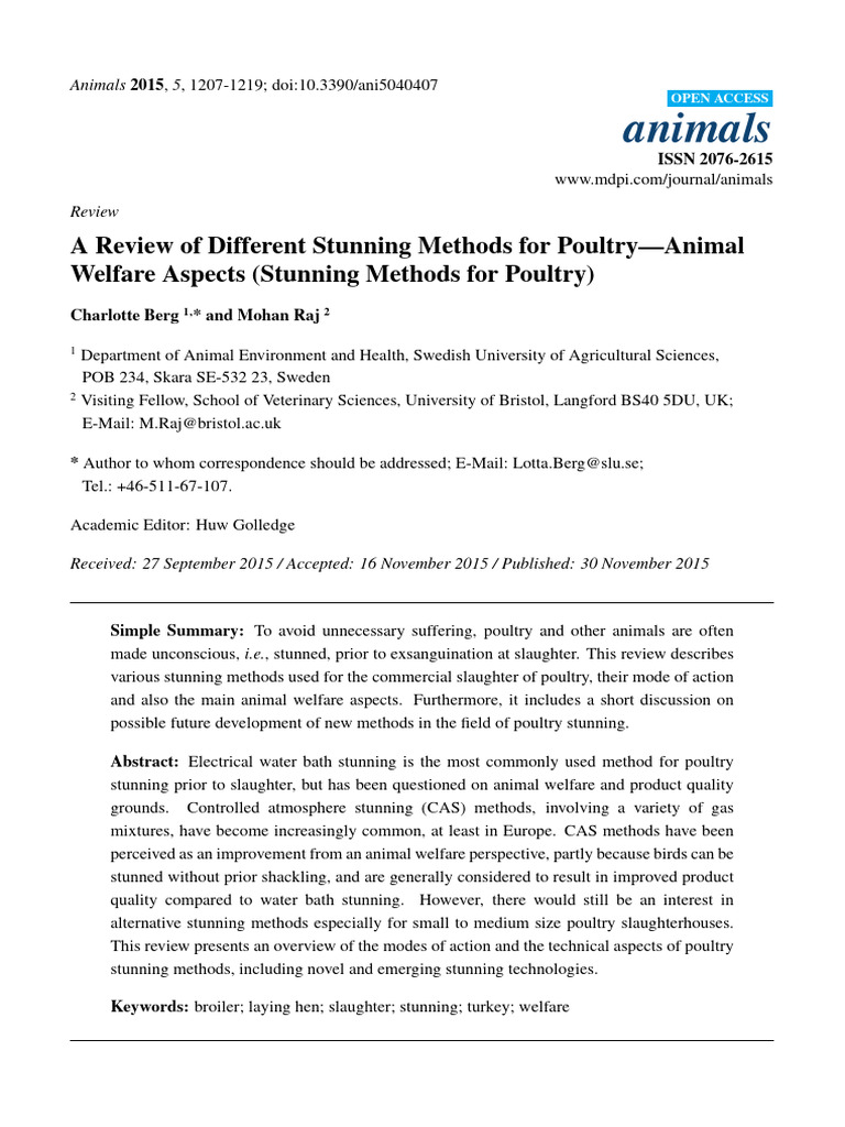 2015-A Review of Different Stunning Methods For Poultry-Animal Welfare ...