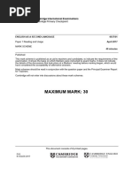Cambridge Primary Checkpoint Preparation - Writing Skills | PDF | Poetry