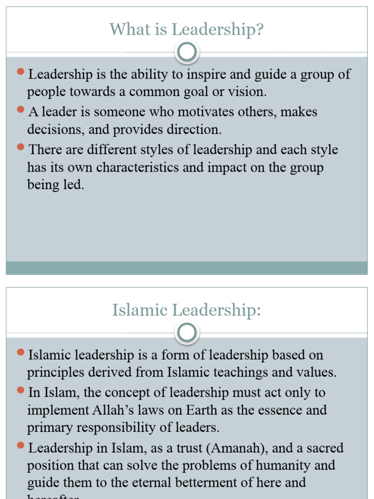 MN 3 | PDF | Leadership | Hadith