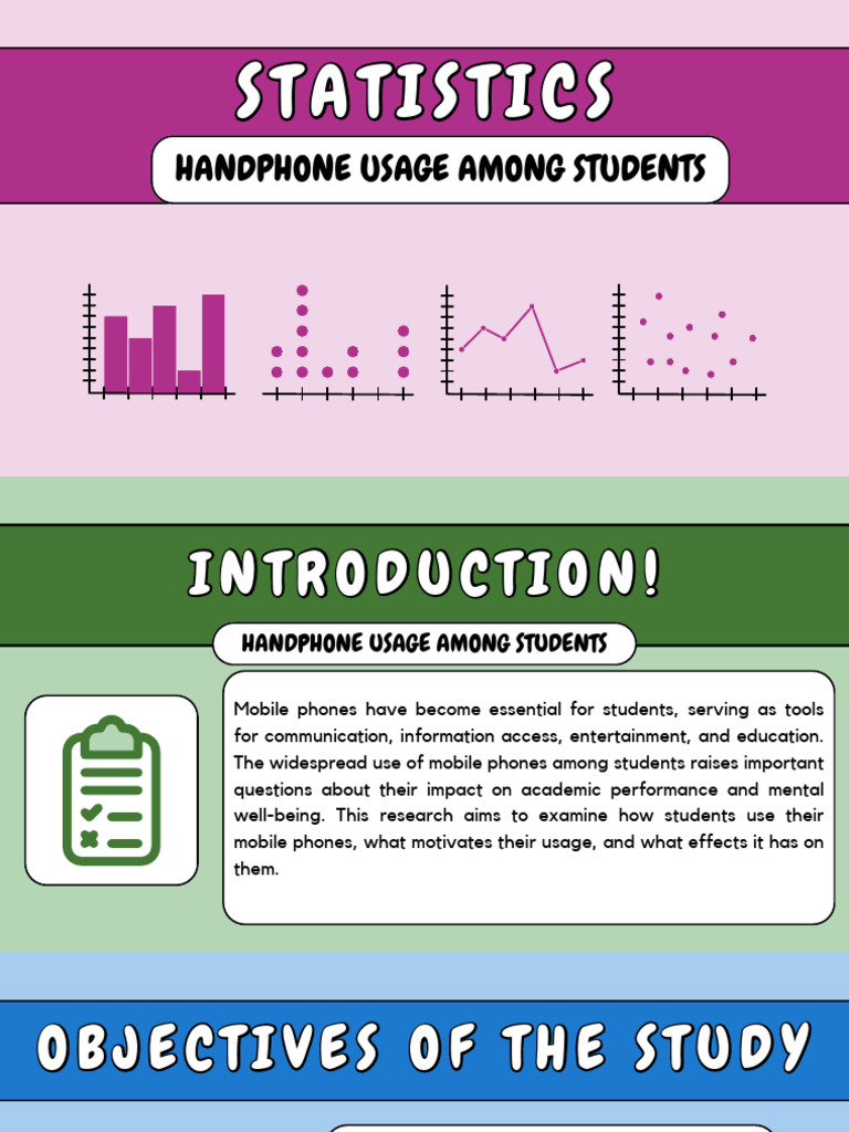 Sta104 Slide Presentation | PDF | Sampling (Statistics) | Mobile Phones