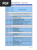 IATA Delay Codes | PDF | Airport | Air Traffic Control