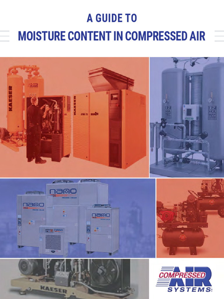 Water Content in Compressed Air Guide | PDF | Engineering ...