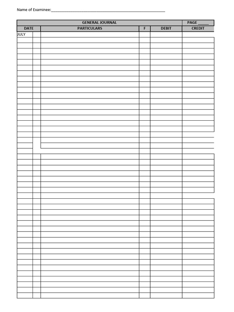 Journal and LEdger For FABM Week 12-14 | PDF | Debits And Credits ...