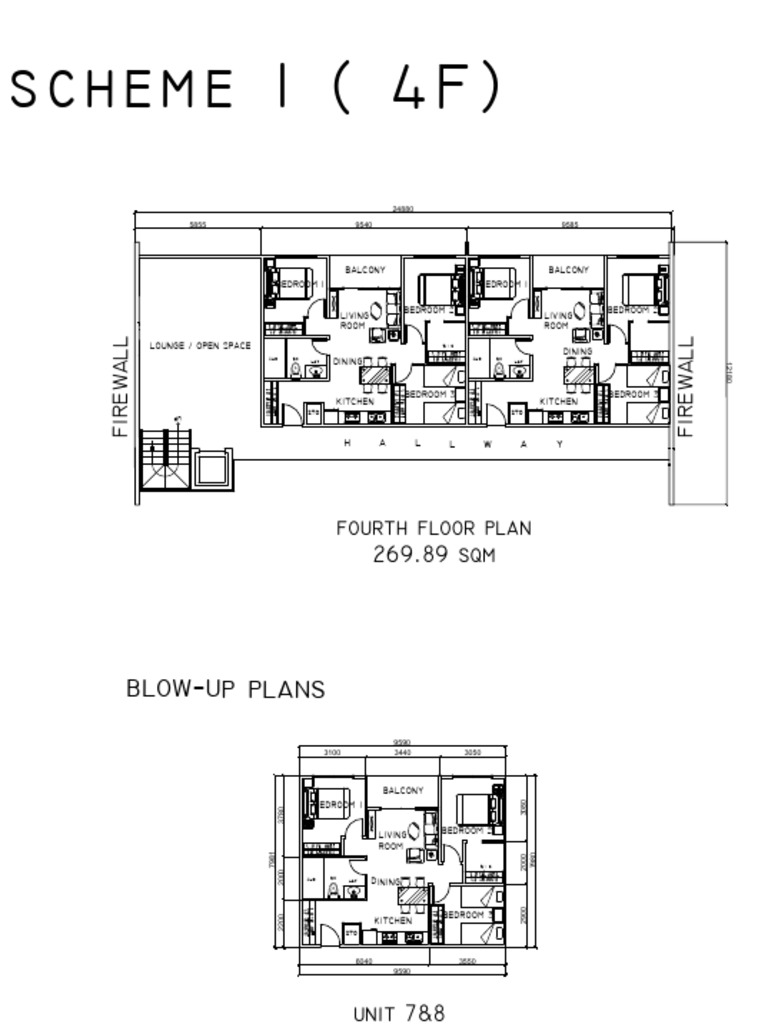 Scheme 1 (4F) : Blow-Up Plans | PDF | Home | Room