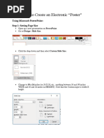 Creating Academic Posters in Publisher | PDF | Icon (Computing) | Software