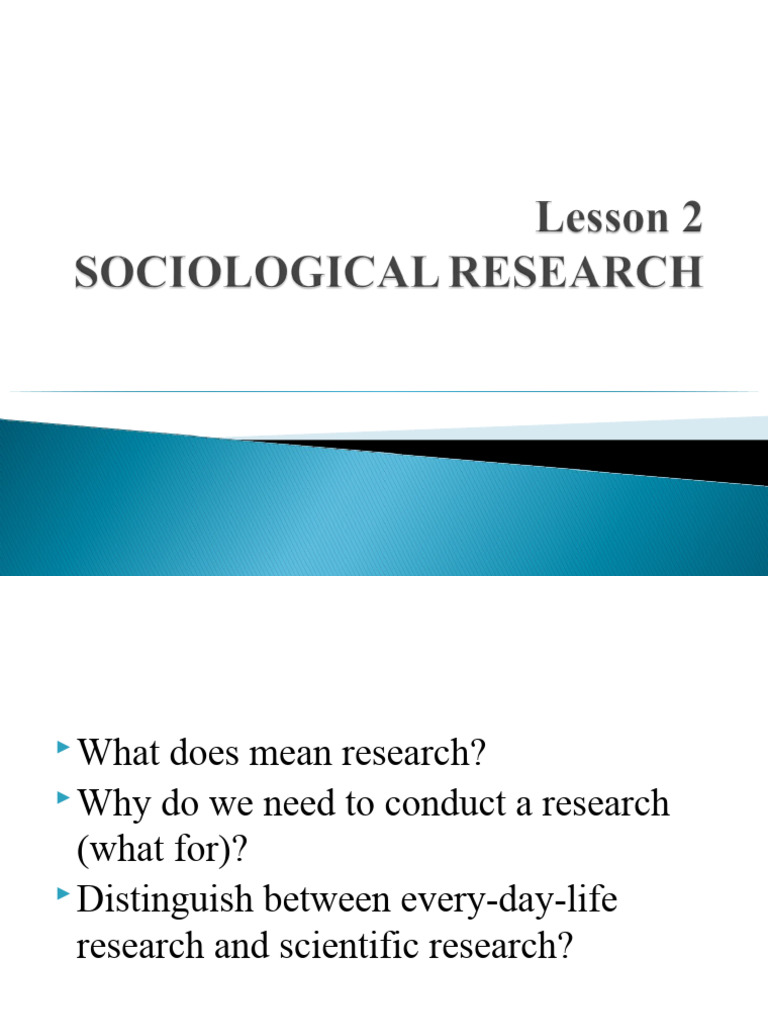 Understanding Sociological Research Methods | PDF | Inductive Reasoning ...