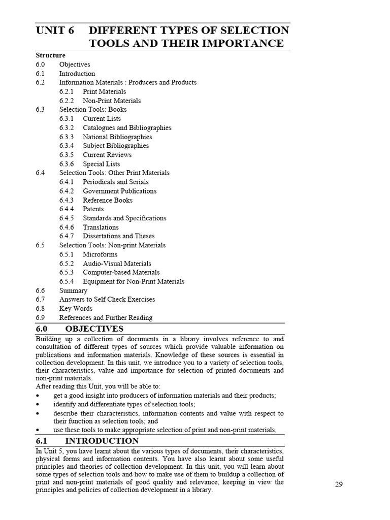 Book selection tools | PDF | Books | Libraries