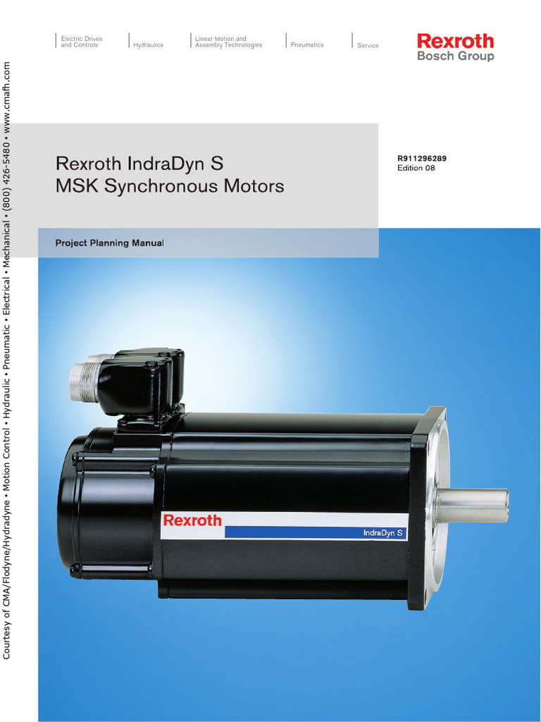 MSK Synchronous Motors | PDF | Electricity | Electrical Engineering