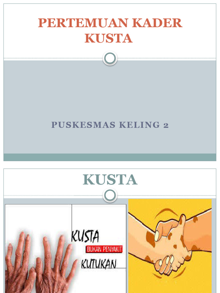 Materi Kusta Untuk Kader | PDF