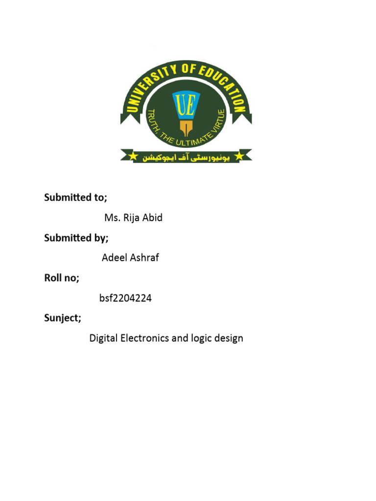 DLD 2 | PDF | Digital Technology | Electrical Circuits