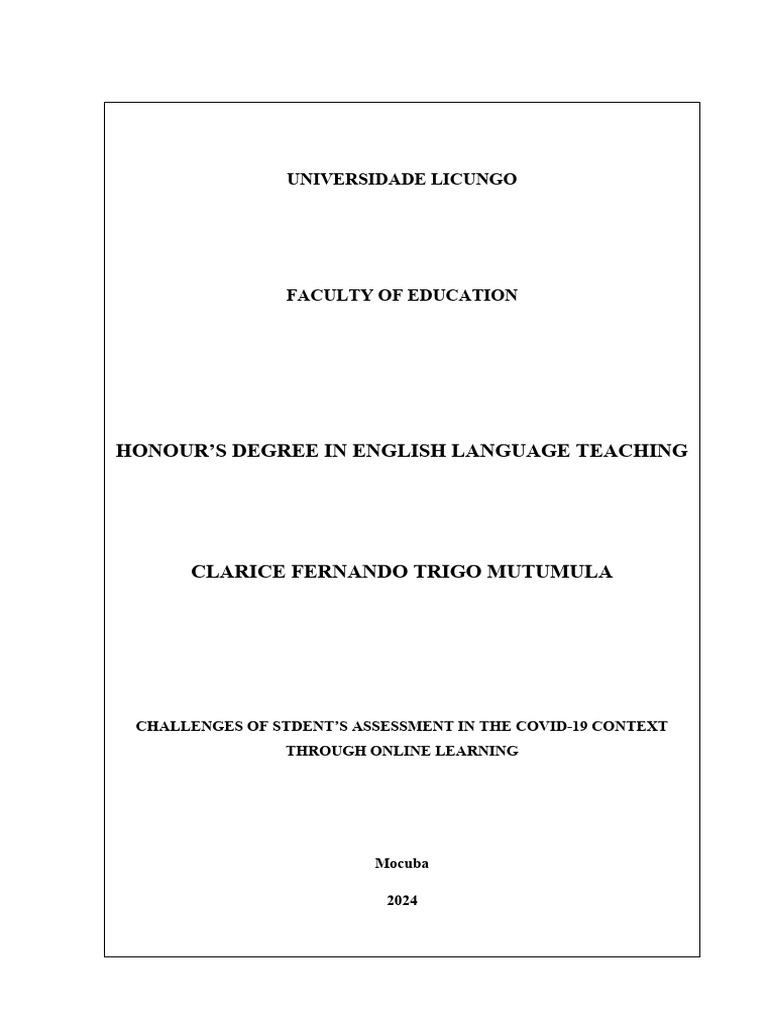 Clarice Fernando Trigo Mic 2024 Pdf Methodology Survey Methodology