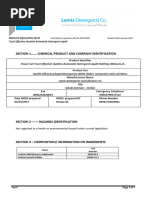Dettol Surface Cleaner Safety Data Sheet | PDF | Occupational Safety ...