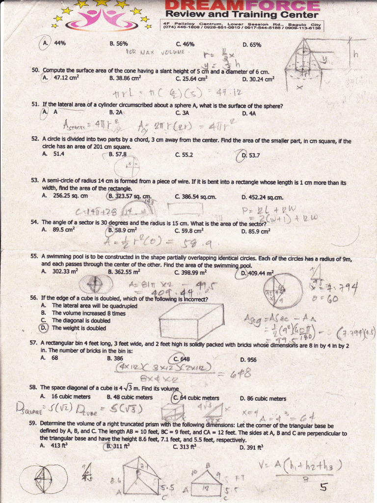 IMG - 0004 (DF Solid Geom Reviewer 004) | PDF | Euclid | Euclidean Geometry