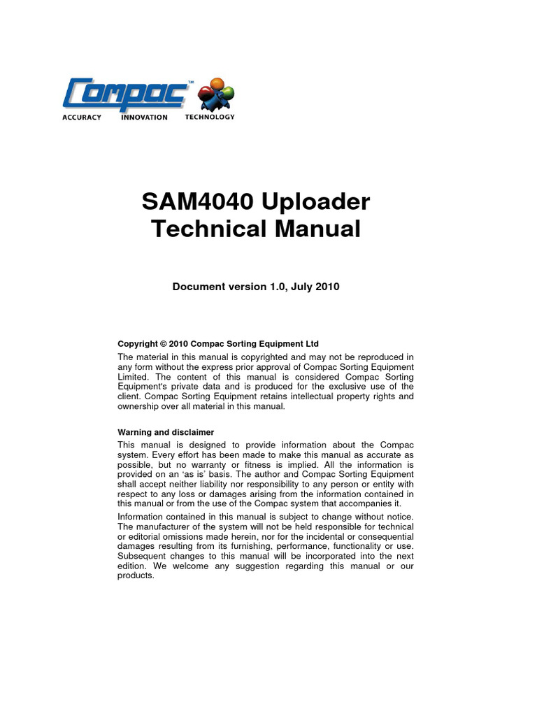 SAM4040 Firmware Uploader Technical Manual V1.0 | PDF | Computer File | Command Line Interface