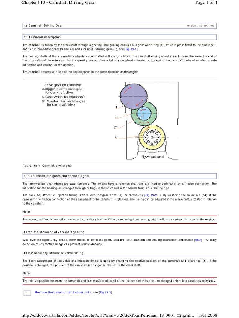 13 Camshaft Driving Gear | PDF | Gear | Bearing (Mechanical)