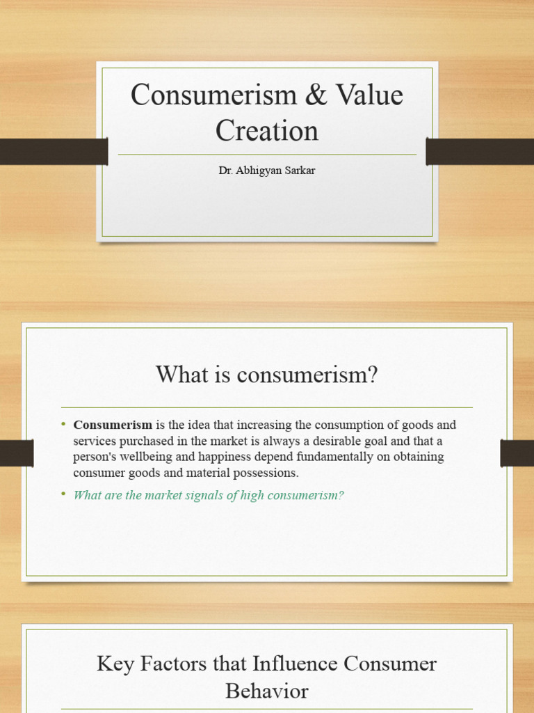 Topic 2 - Consumerism & Value Creation | PDF | Consumer Behaviour | Brand