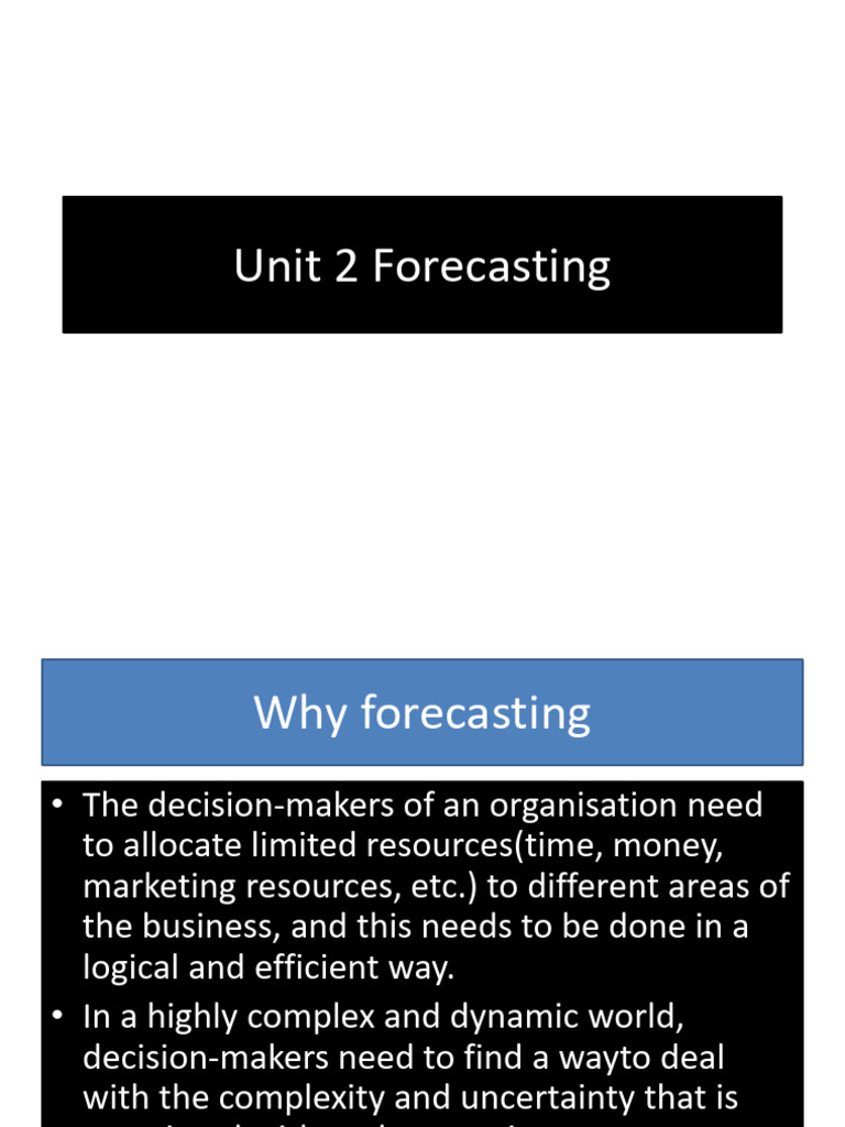 Effective Forecasting Techniques | PDF | Dependent And Independent Variables | Linear Regression