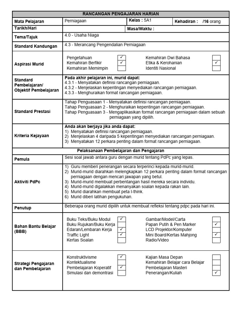 5a1 - RPH Persediaan | PDF