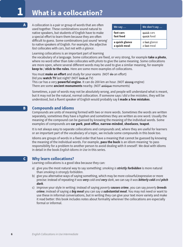 Unit 1 To 4 Collocation | PDF | English Language | Vocabulary