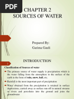 Natural and Man-Made Water Sources | PDF | Water | Reservoir