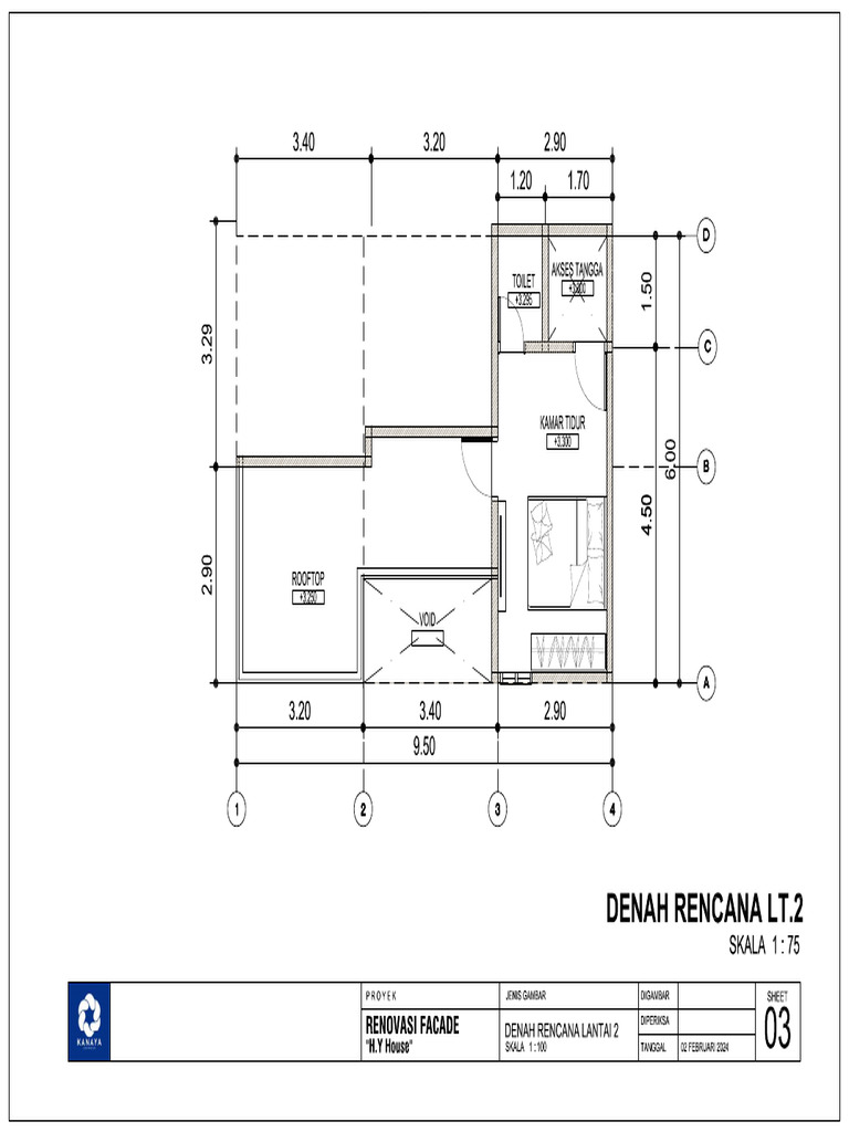 Denah Lantai 2 | PDF