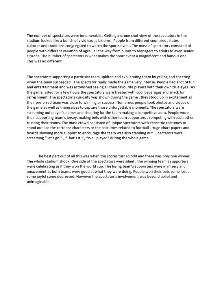 Descriptive composition | PDF