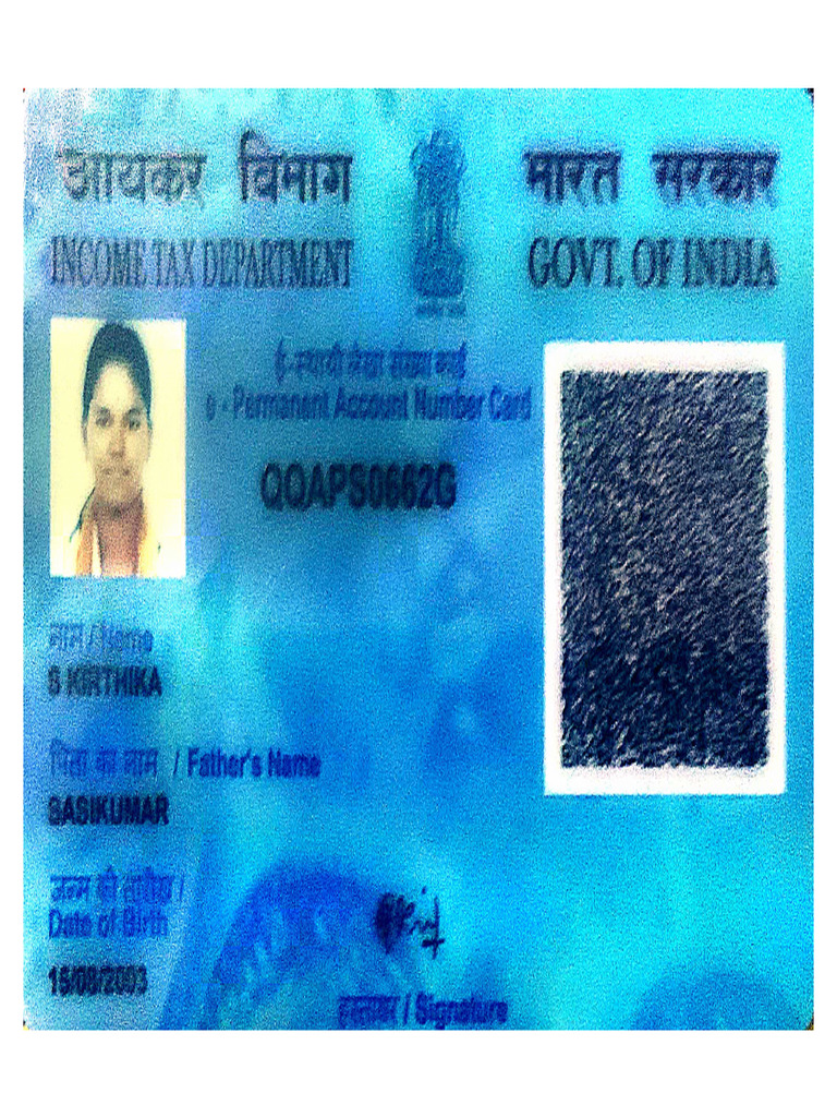 Kirthika Pancard | PDF