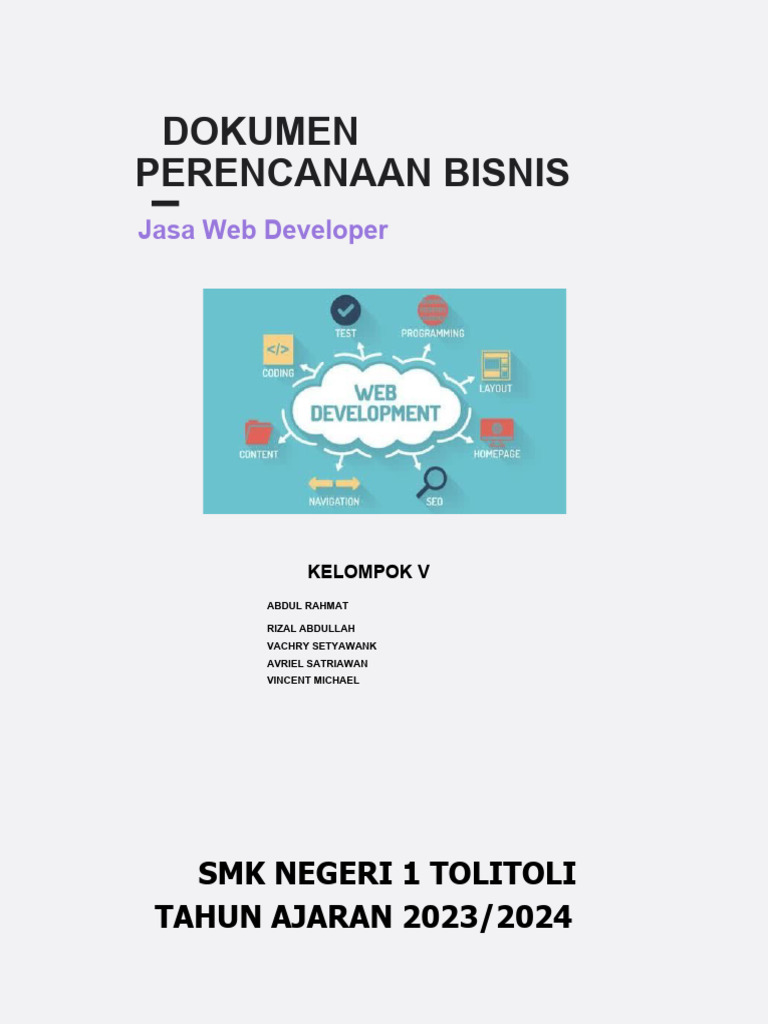 Kelompok 5 (Web Developer) | PDF
