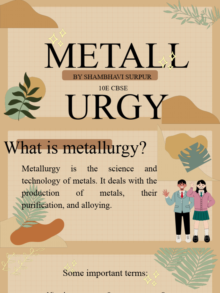 random ppt with gud template | PDF | Ore | Metals