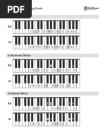 Piano Fingering Chart | PDF | Minor Scale | Scale (Music)