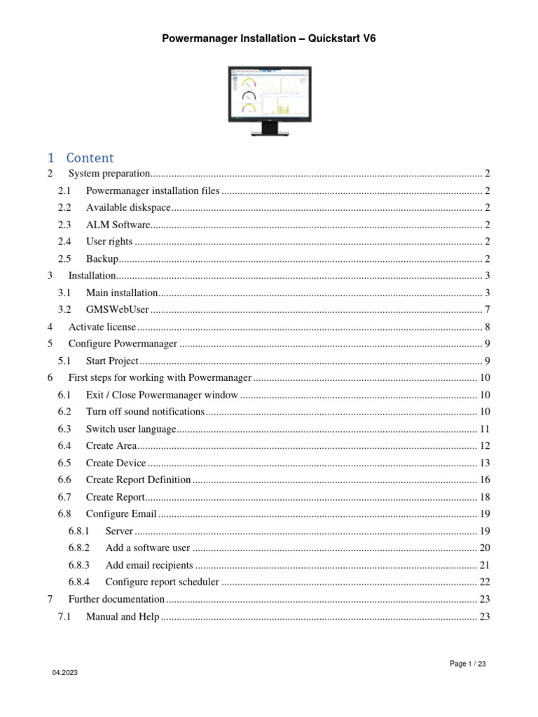 PM6 - Installation Quickstart EN | PDF | Transport Layer Security | Microsoft Windows