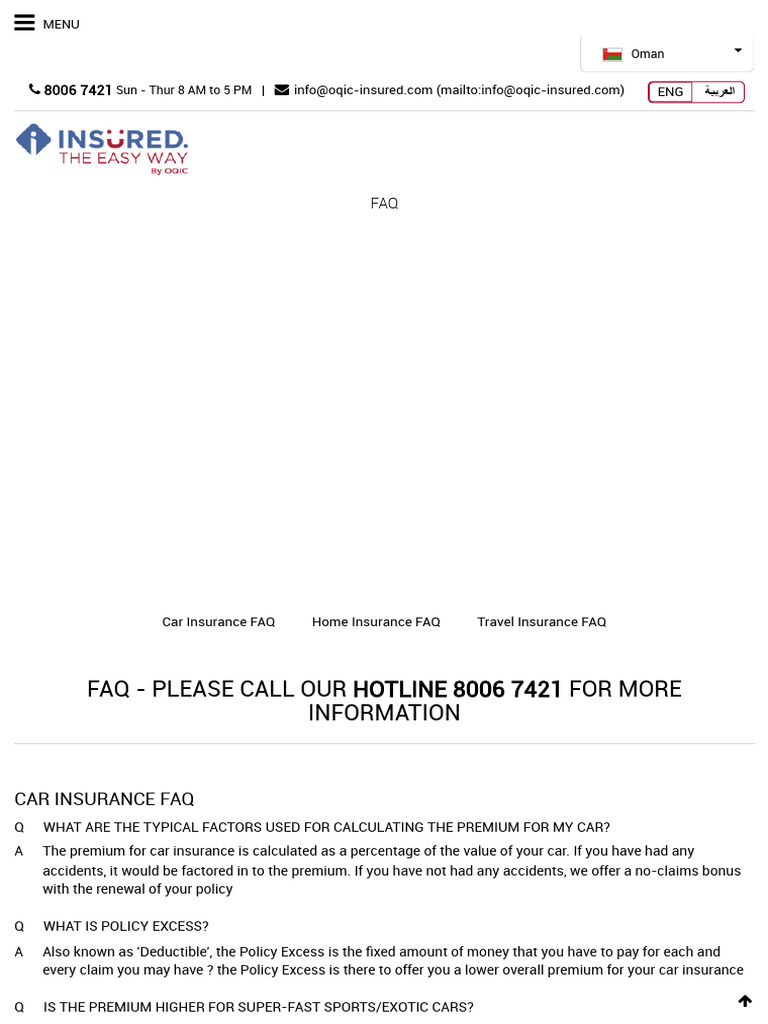 OQIC Car Insurance and Roadside Assistance | PDF | Insurance | Vehicle ...