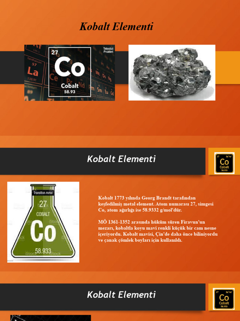 Kimya Kobat Elementi | PDF