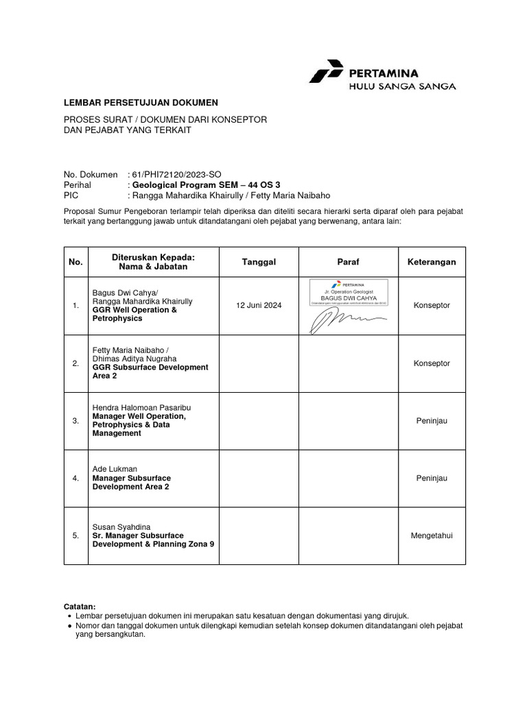 Geological Program SEM-44 OS 3 Overview | PDF | Oil Well | Petroleum ...