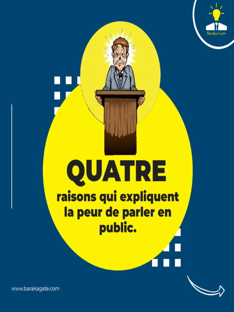 4 Raisons Qui Expliquent La Peur de Parler en Public | PDF